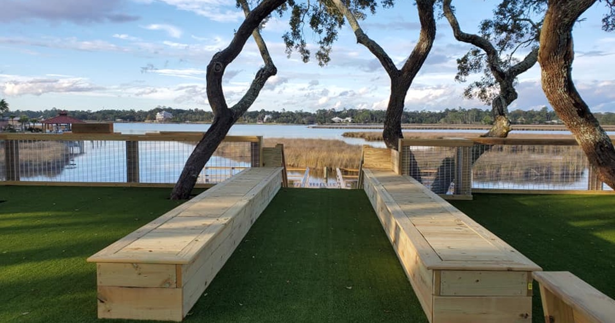 Marina Cantina Entrance - FusionTurf